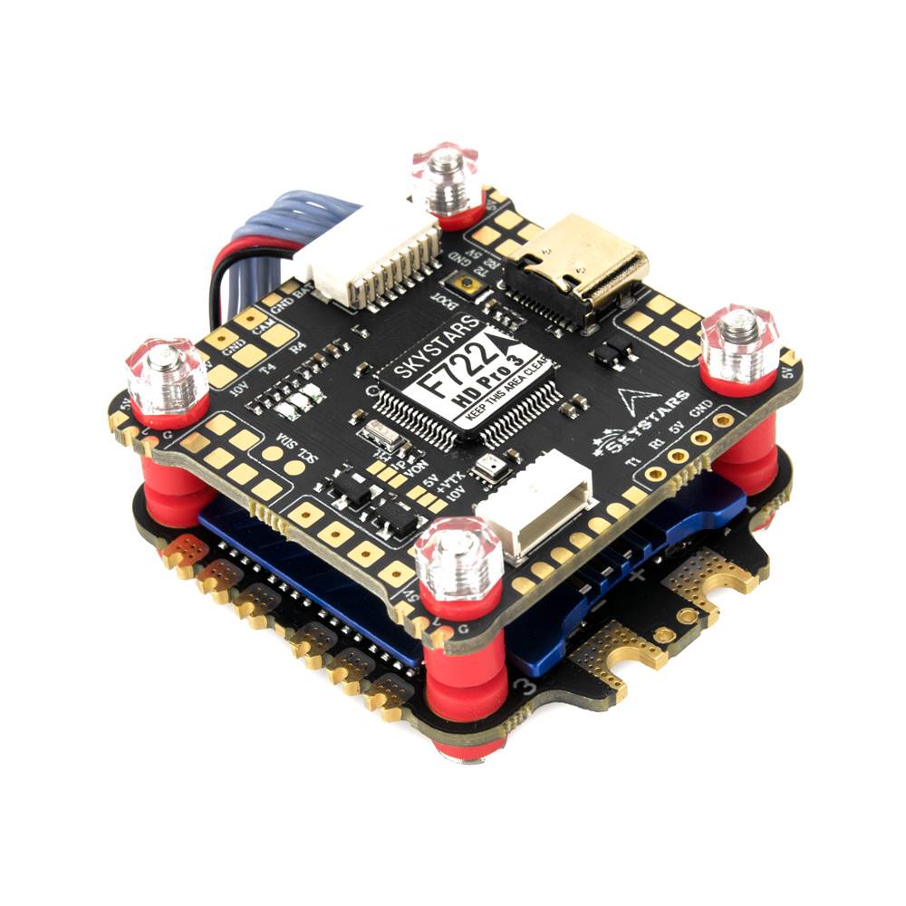 SkyStars Fly Stack – F722 HD Pro 3 OSD FC + KM50 Pro 50A 3-6S 4-in-1 ...